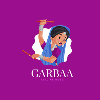 Garbaa Vector Mascot Logo Design