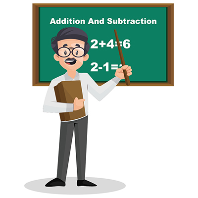 Male Math Teacher Cartoon