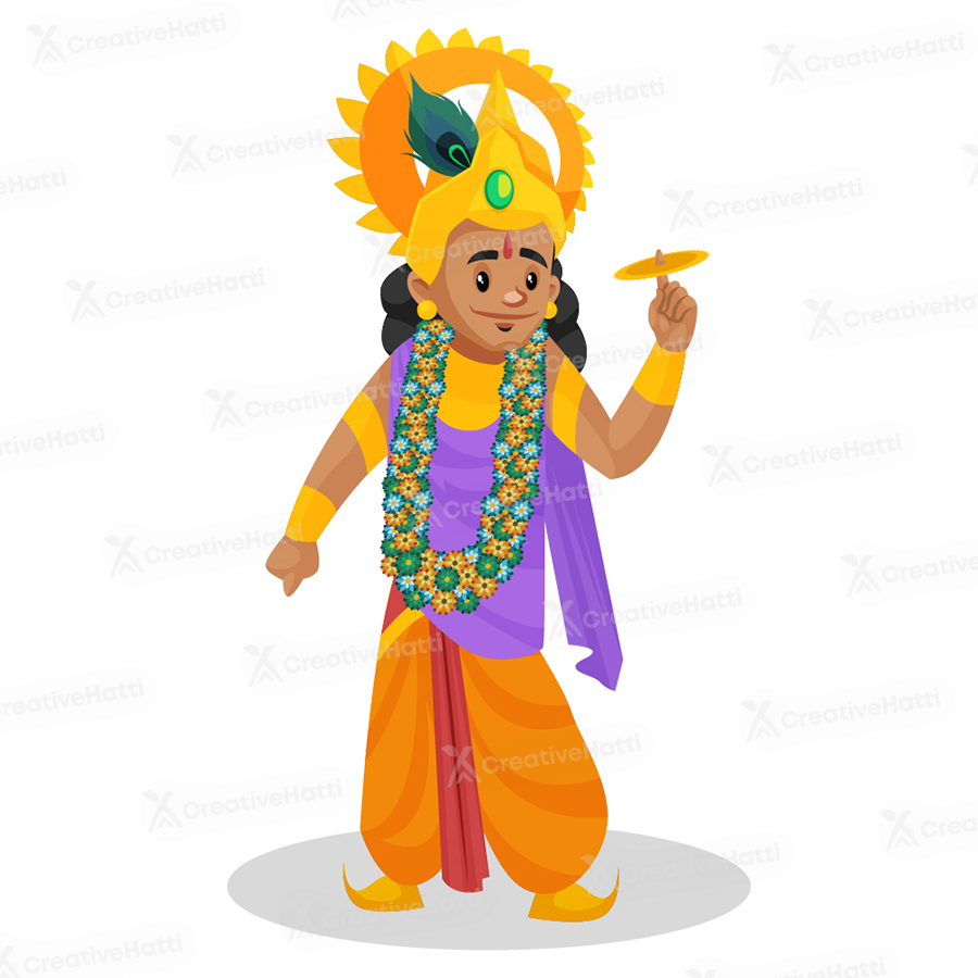 Krishna Bhagwan Sudarshan Chakra