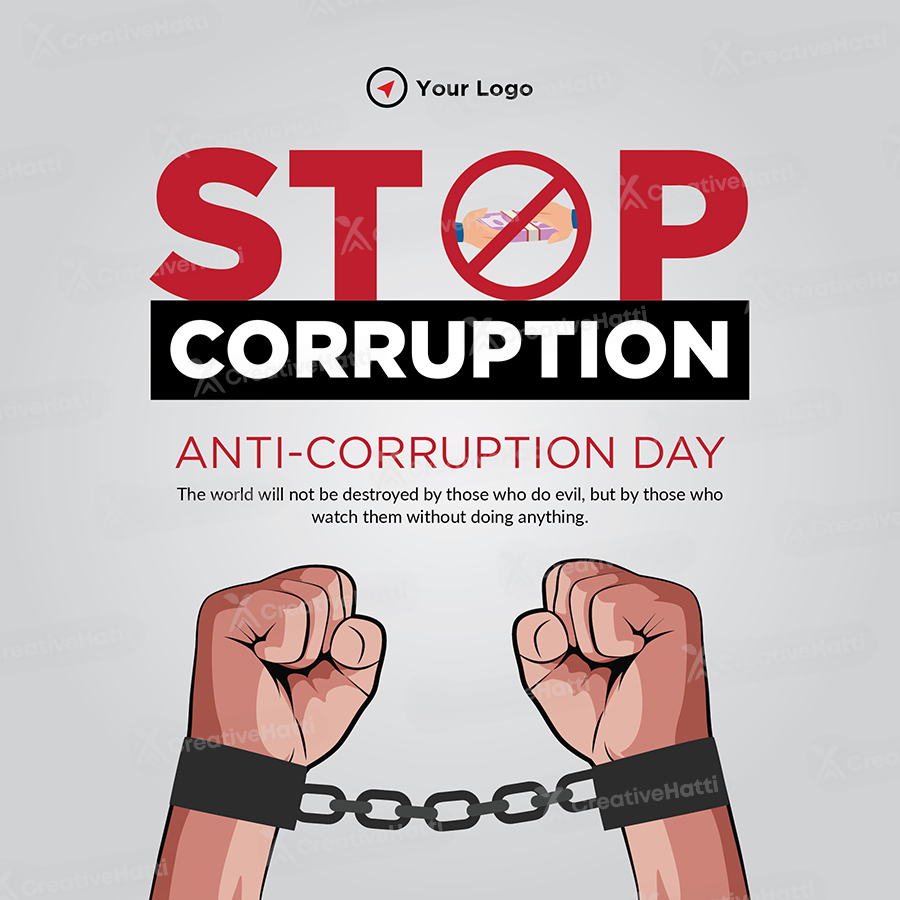 Stop Corruption Poster