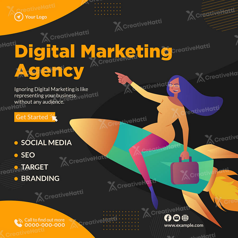 Cartazes Publicitarios De Design Grafico Poster Digital Marketing