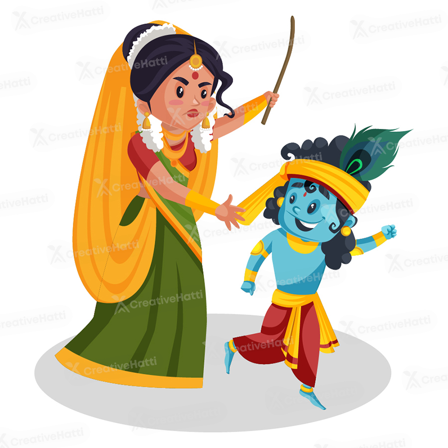 Little Krishna Yashoda