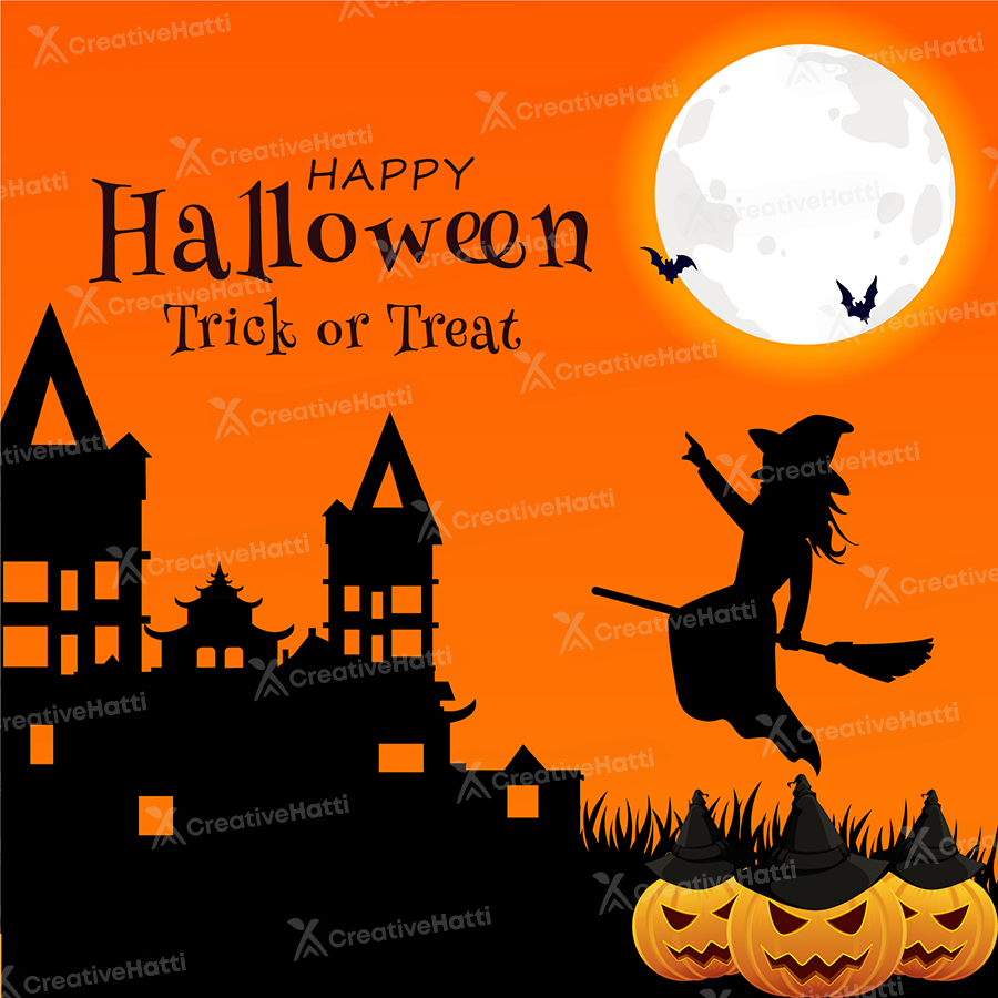 Halloween Trunk Or Treat Backgrounds Sjabloon Halloween | PosterMyWall