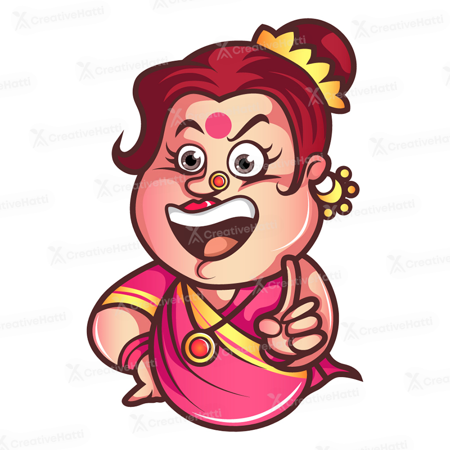 Aunt Face Clipart