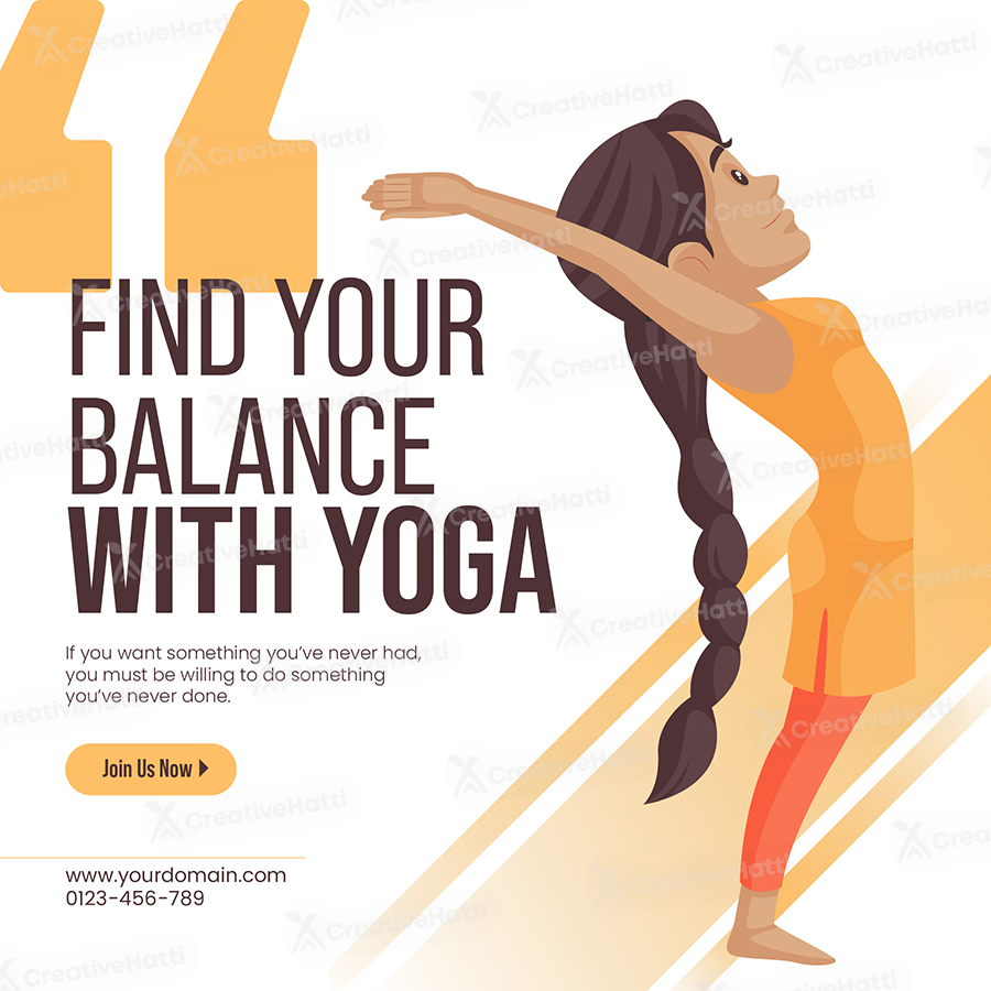 Yoga Poster Design Template