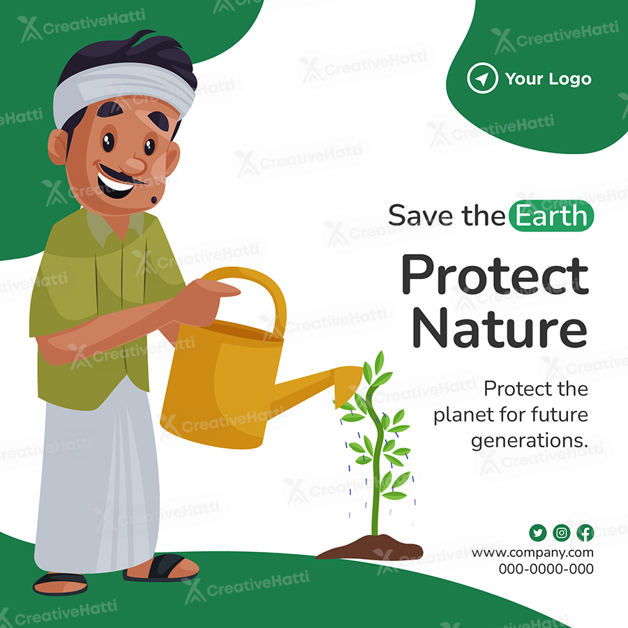 Save Nature Poster