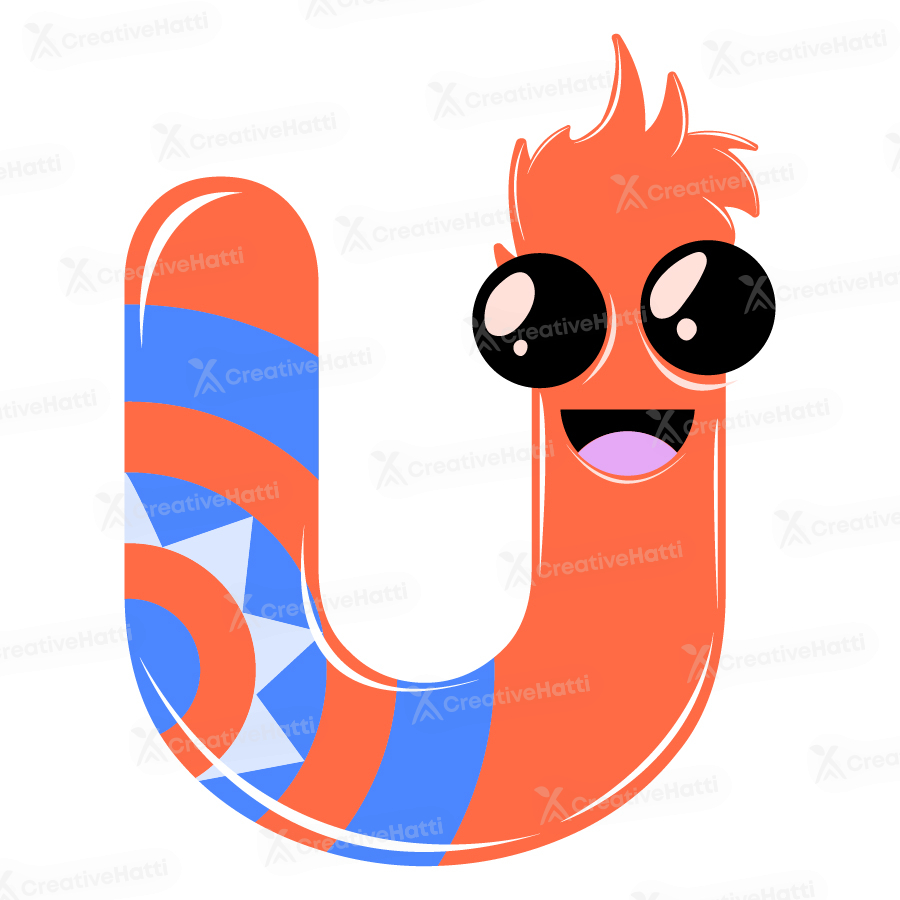 Lettera U Clipart Christmas Cookie Alphabet Letter U Decorative Stock